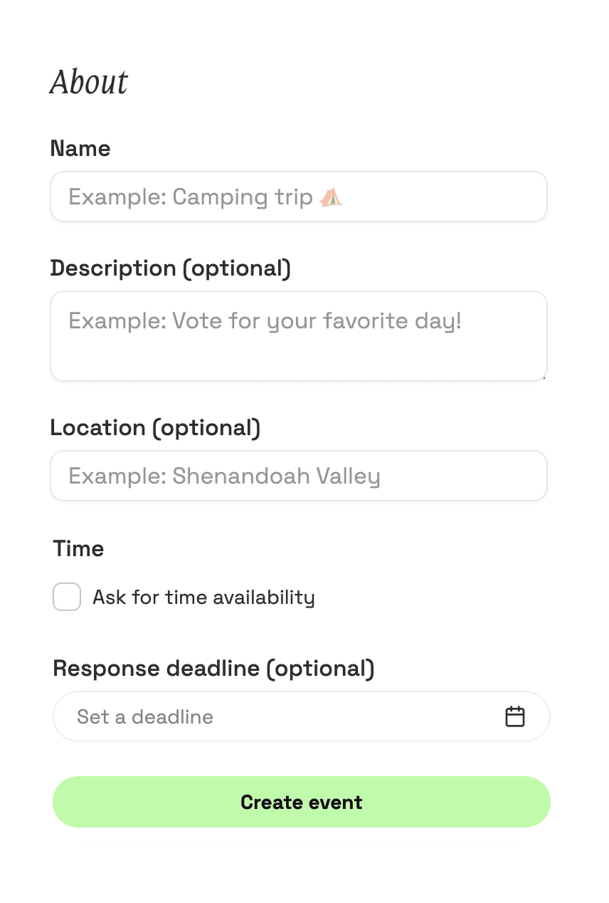 Whenever Works | See when everyone is available